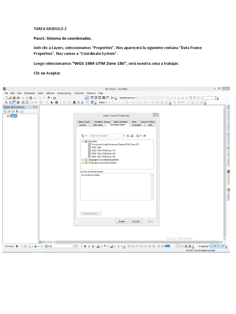 Tarea Arcgis Basico M2 Macalupu 980817231 PDF | PDF | Informática | Software