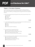 Csec POB Syllabus | PDF | Business Economics | Business