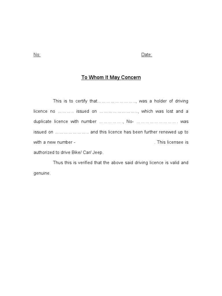 Driving License Verification | PDF
