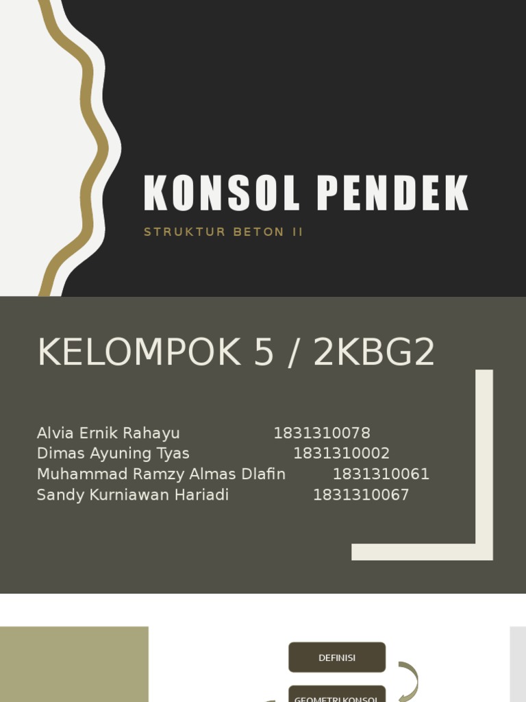 KONSOL PENDEK - Kelompok 5 - 2KBG2 | PDF