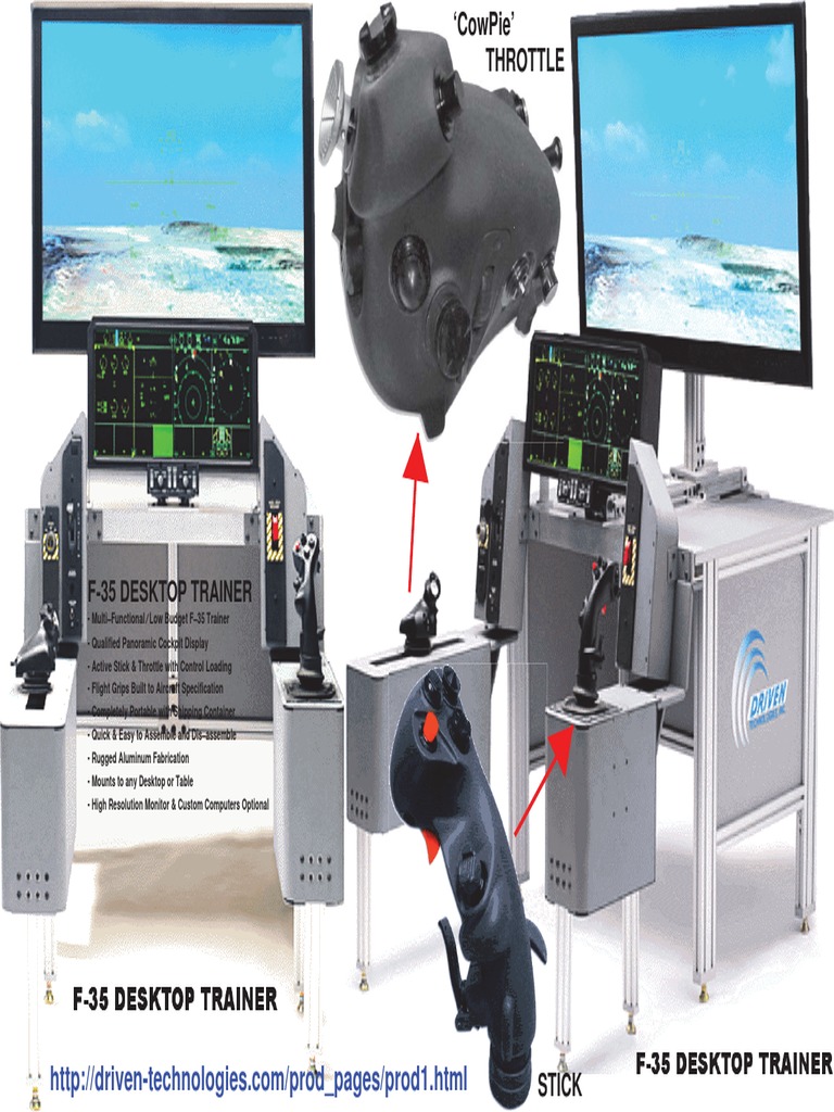 Cowpie' Throttle: F-35 Desktop Trainer | PDF | Lockheed Martin F 35 ...