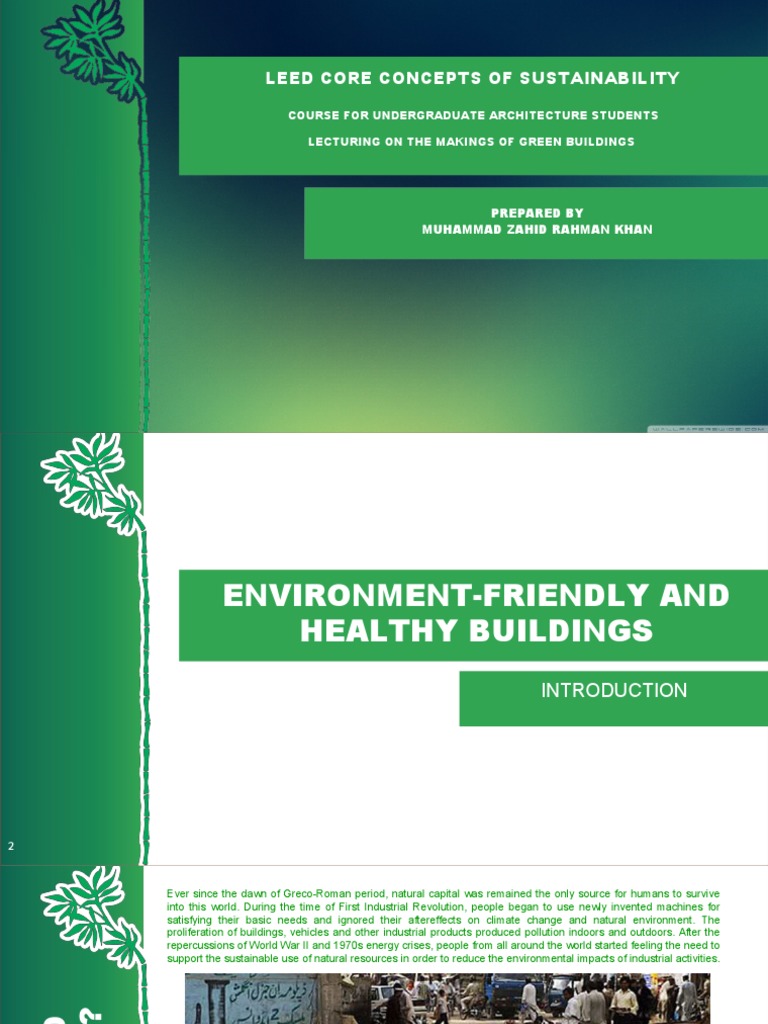 Leed Core Concepts of Sustainability | Download Free PDF | Life Cycle ...