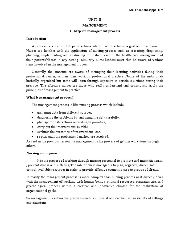 02 Management | PDF | Leadership | Nursing