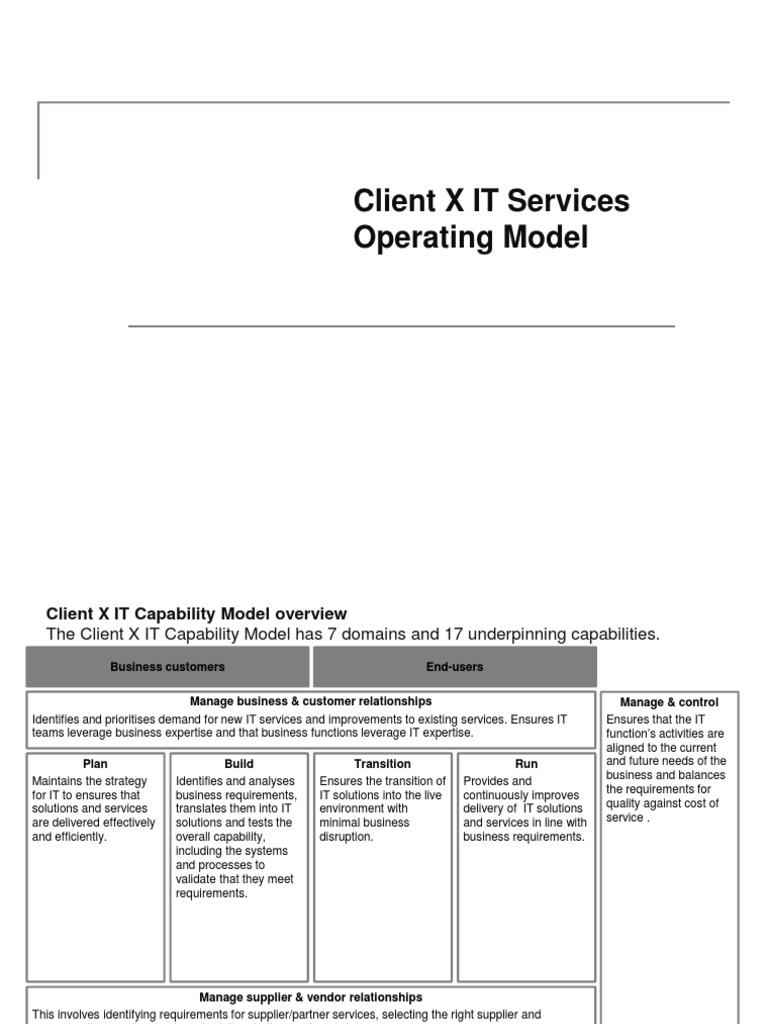 IT Operating Model - Workshop | PDF | Information Security ...