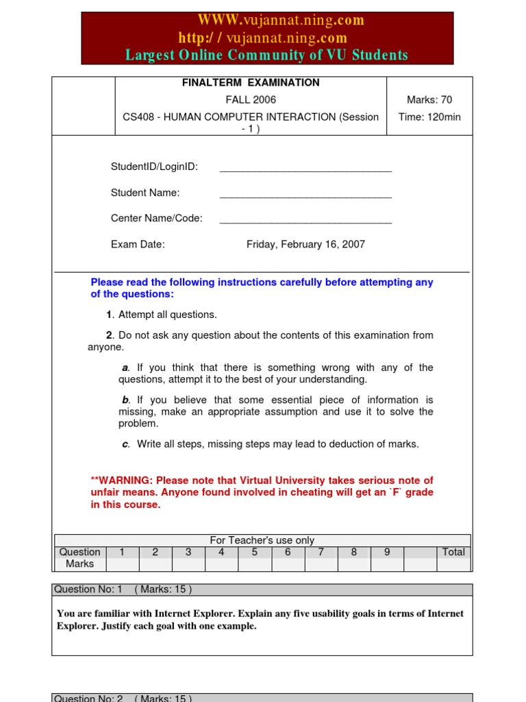 Cs408 Collection of Old Papers | PDF | Usability | Graphical User Interfaces