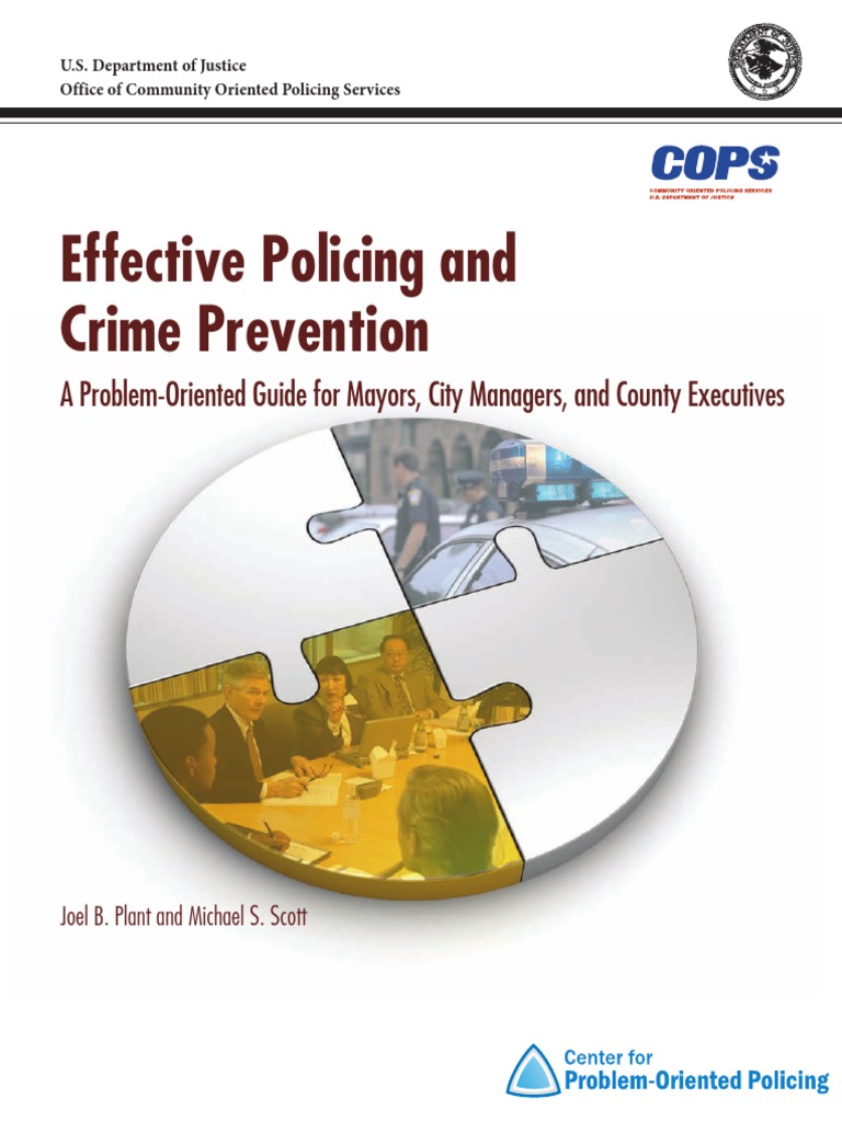 Effective Policing and Crime Prevention: A Problem-Oriented Guide For Mayors, City Managers, and ...