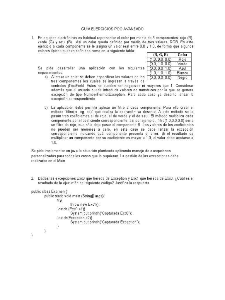 Guía de implementación de una aplicación para representar y filtrar colores RGB utilizando POO ...
