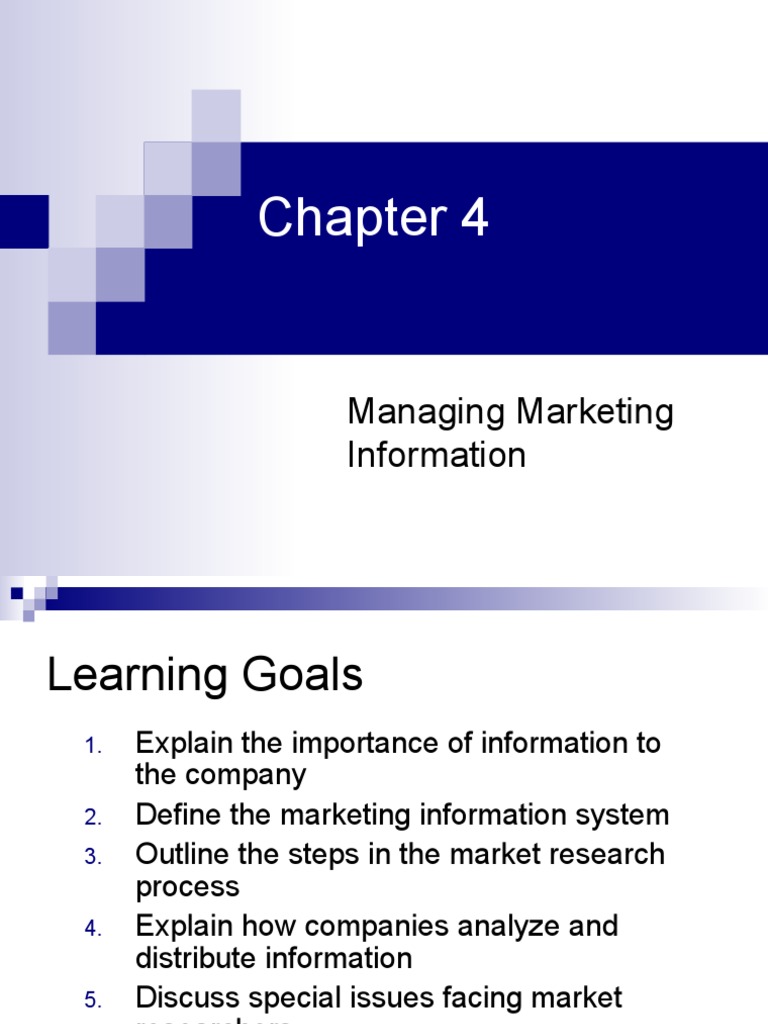 Marketing Information Systems Overview | PDF | Sampling (Statistics ...