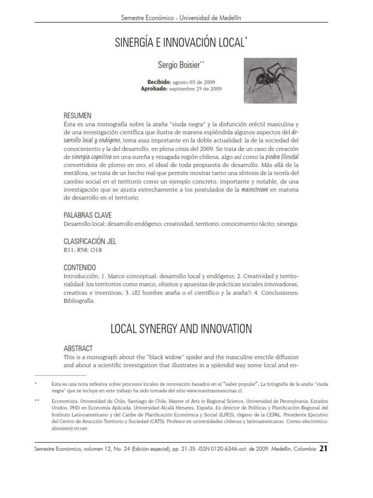 Boiser Innovacion Local | PDF | Innovación | Conocimiento