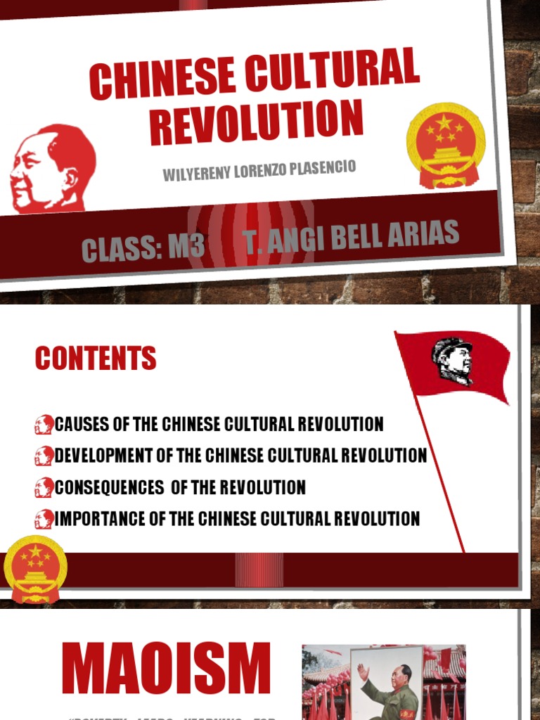 Chinese Cultural Revolution: Class: M3 T. Angi Bell Aria S | PDF
