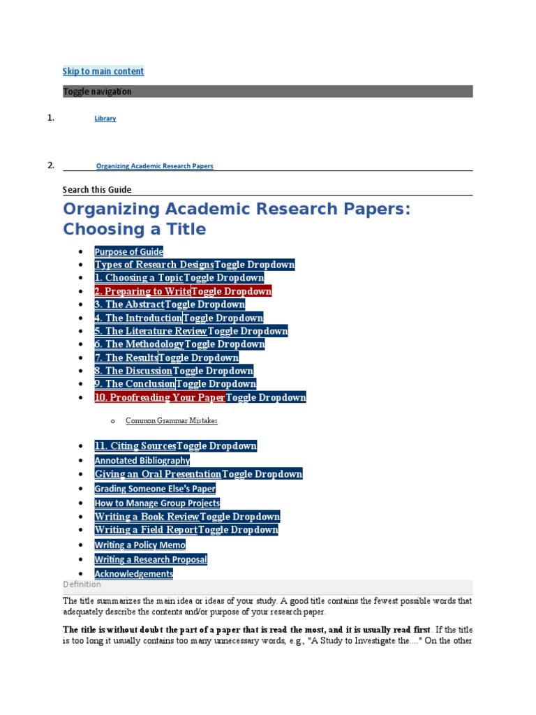 How To Make Good Title | PDF | Noun | Linguistic Typology