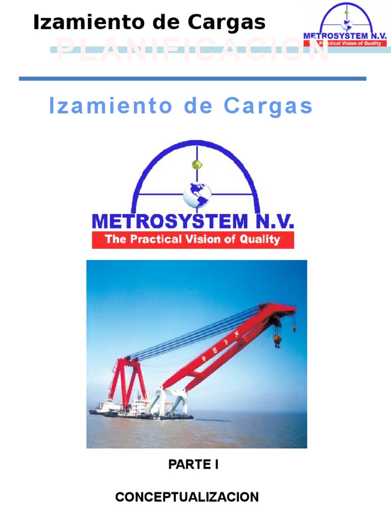 Manual Izamiento de Cargas - Planificacion Parte I | PDF | Mástil (Vela ...