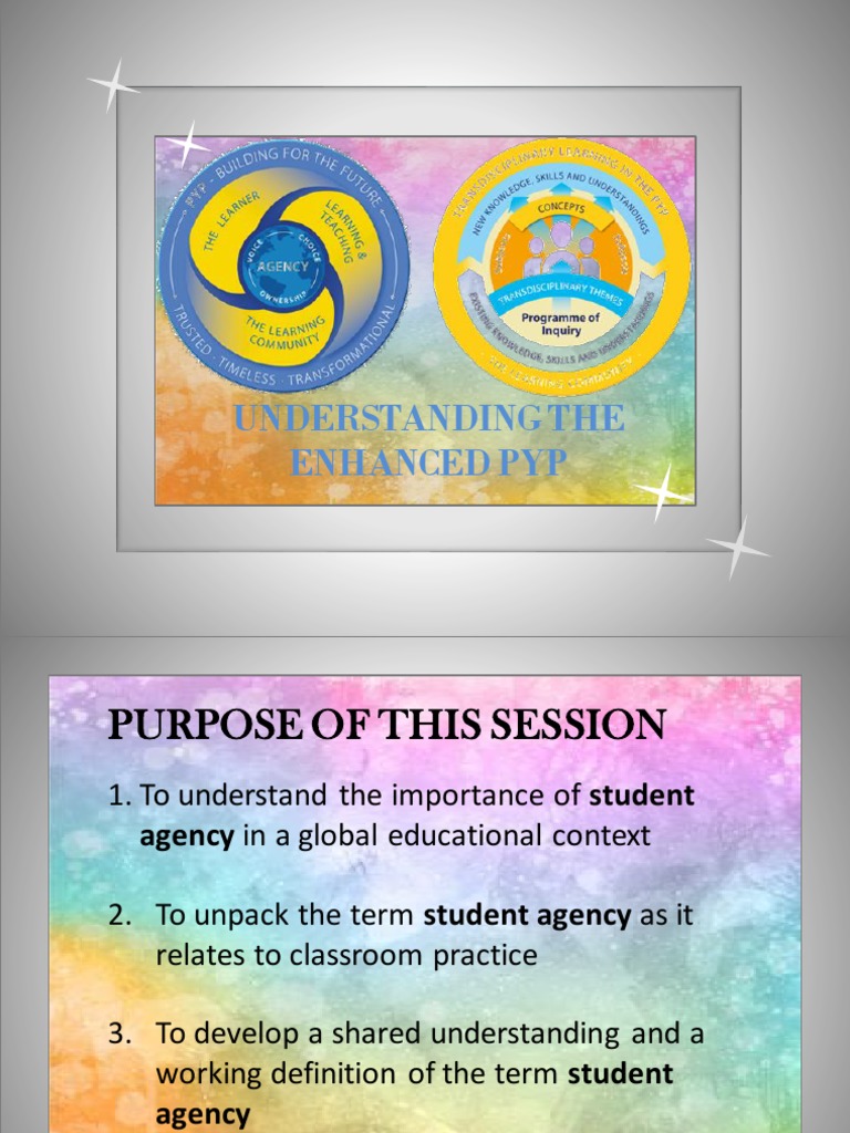 Understanding The Enhanced Pyp | PDF | Goal | Goal Setting
