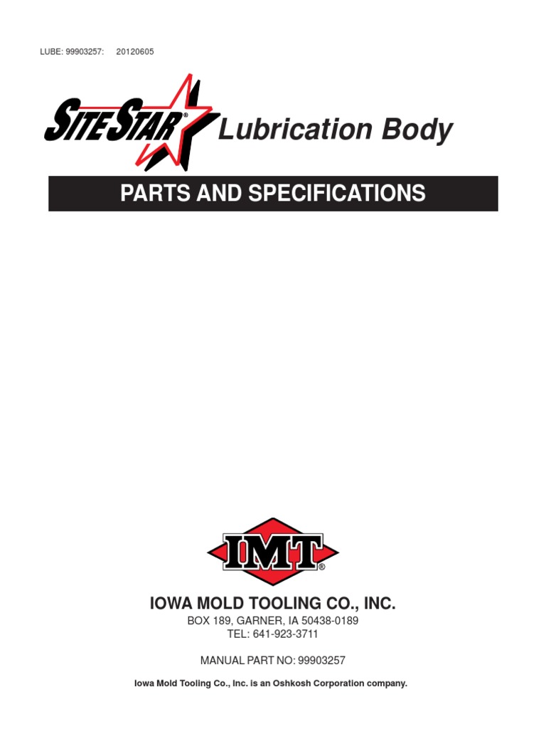 SITESTAR Partes PDF | PDF | Screw | Pump