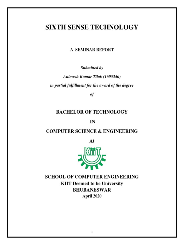 Seminar Report Final | PDF | Augmented Reality | Selenium (Software)