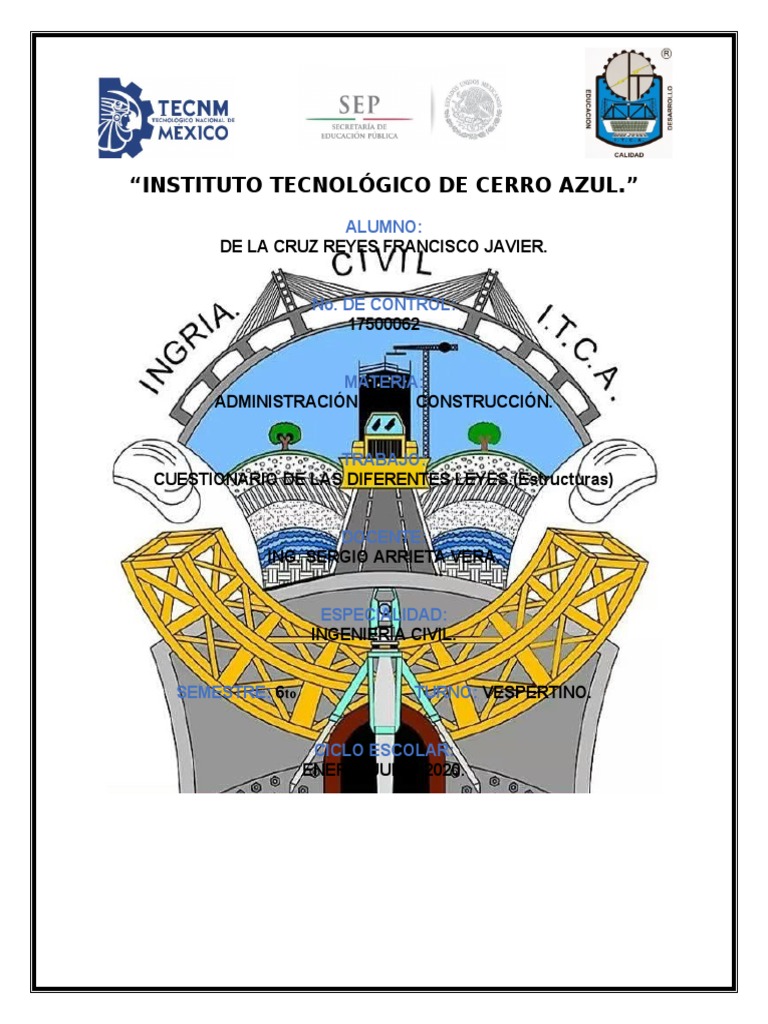 “Instituto Tecnológico De Cerro Azul.”: Alumno | Derecho laboral ...
