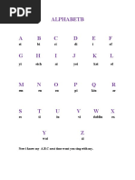 Kannada Alphabets Classification Chart | PDF