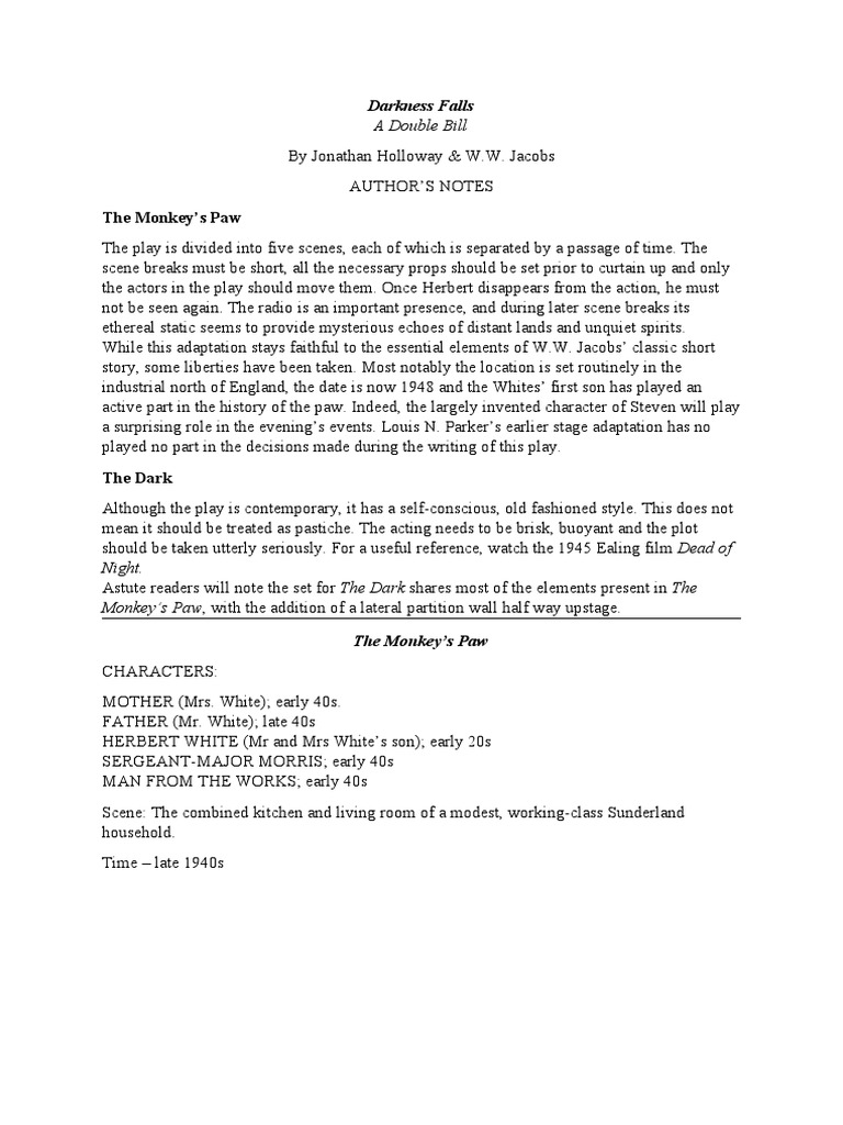 The Monkey's Paw | PDF