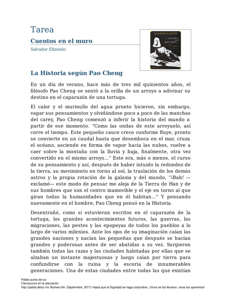 La Historia Según Pao Cheng | PDF