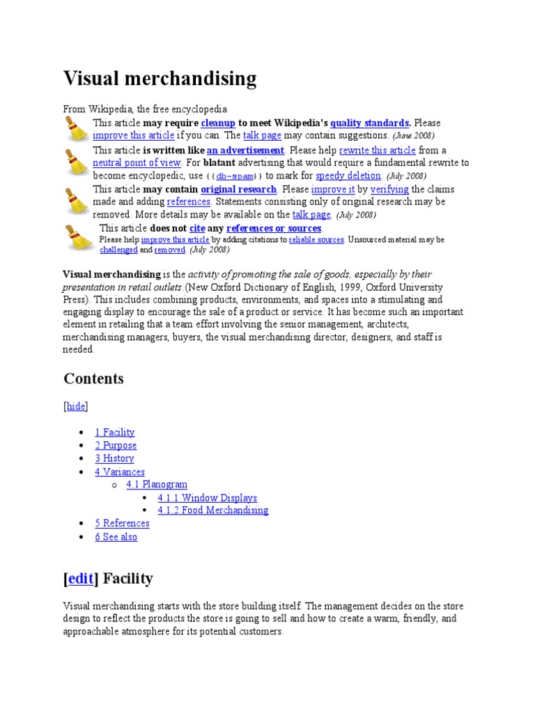 VM Guide Visual Merchandising | PDF | Merchandising | Retail
