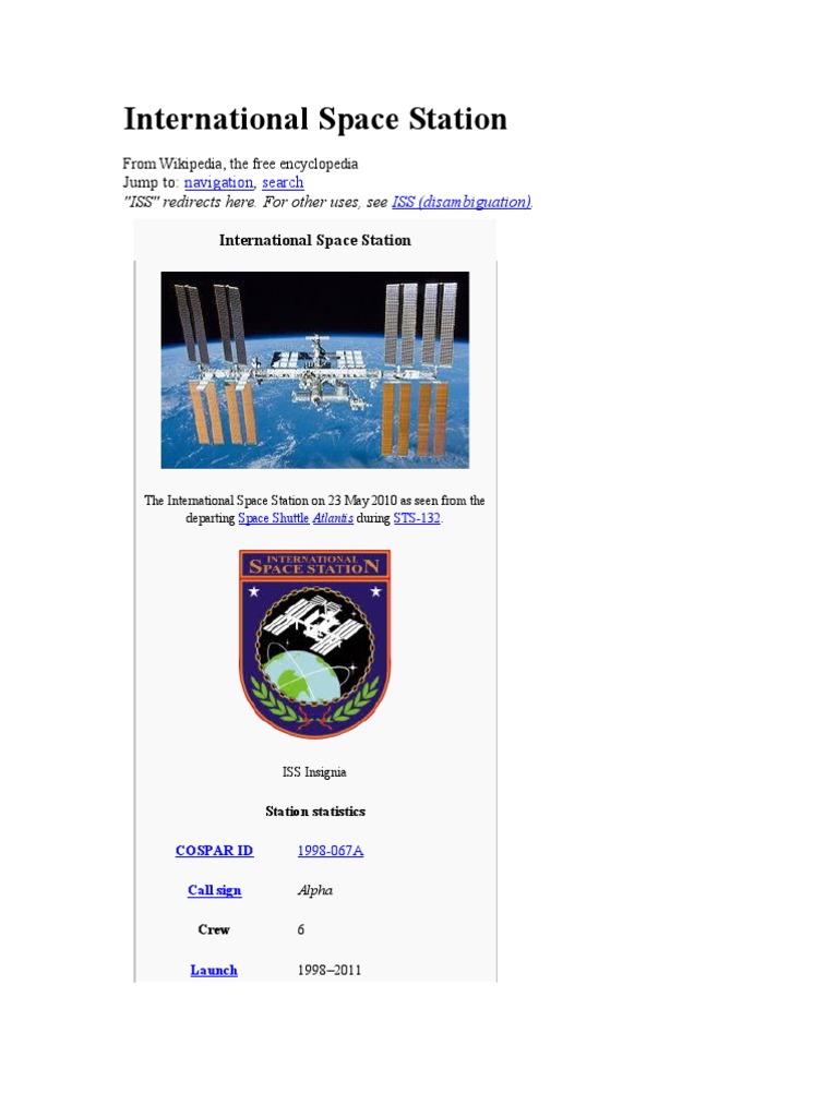 International Space Station | PDF | International Space Station ...