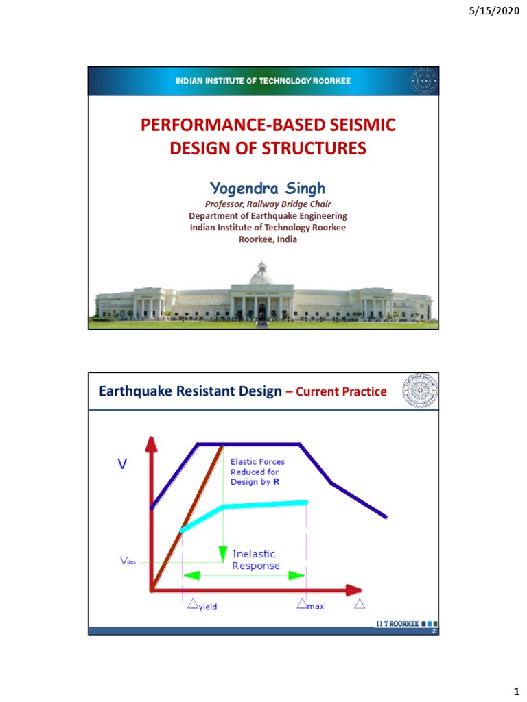 Performance Based Design | PDF | Earthquake Engineering | Solid Mechanics