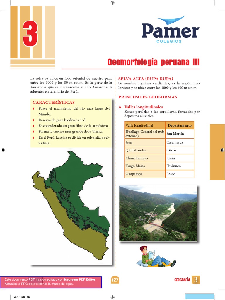 2° Año Relieve Amazonico | PDF | Perú | Geomorfología