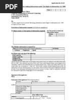 RTI Reply Format | PDF | Politics Of India | Government Of India