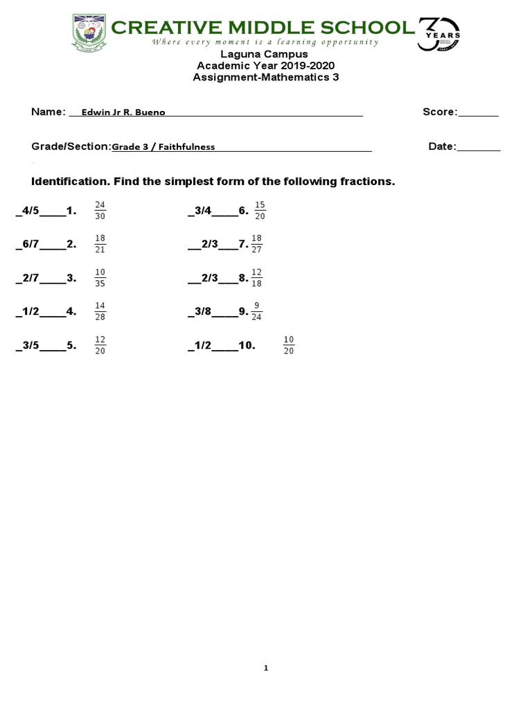 Edwin Bueno MATH | PDF