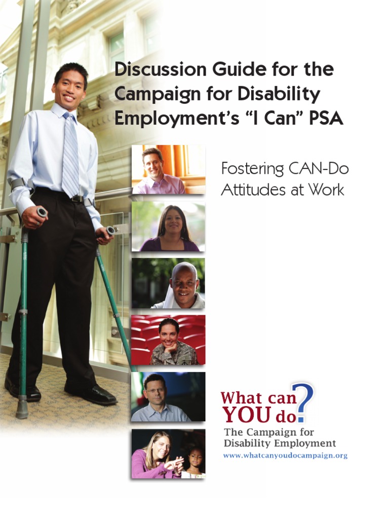 Discussion Guide for the Campaign for Disability Employment’s “I Can ...
