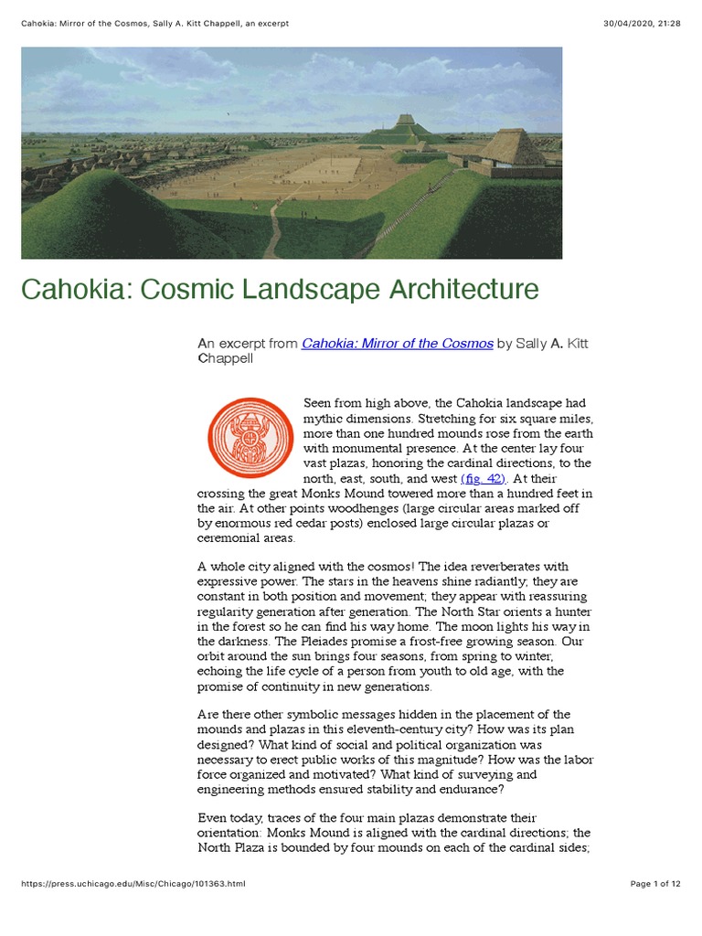 Cahokia: Cosmic Landscape Architecture: An Excerpt From by Sally A ...