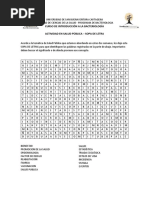 Sopa de Letras de Actividad Fisica para La Salud | PDF