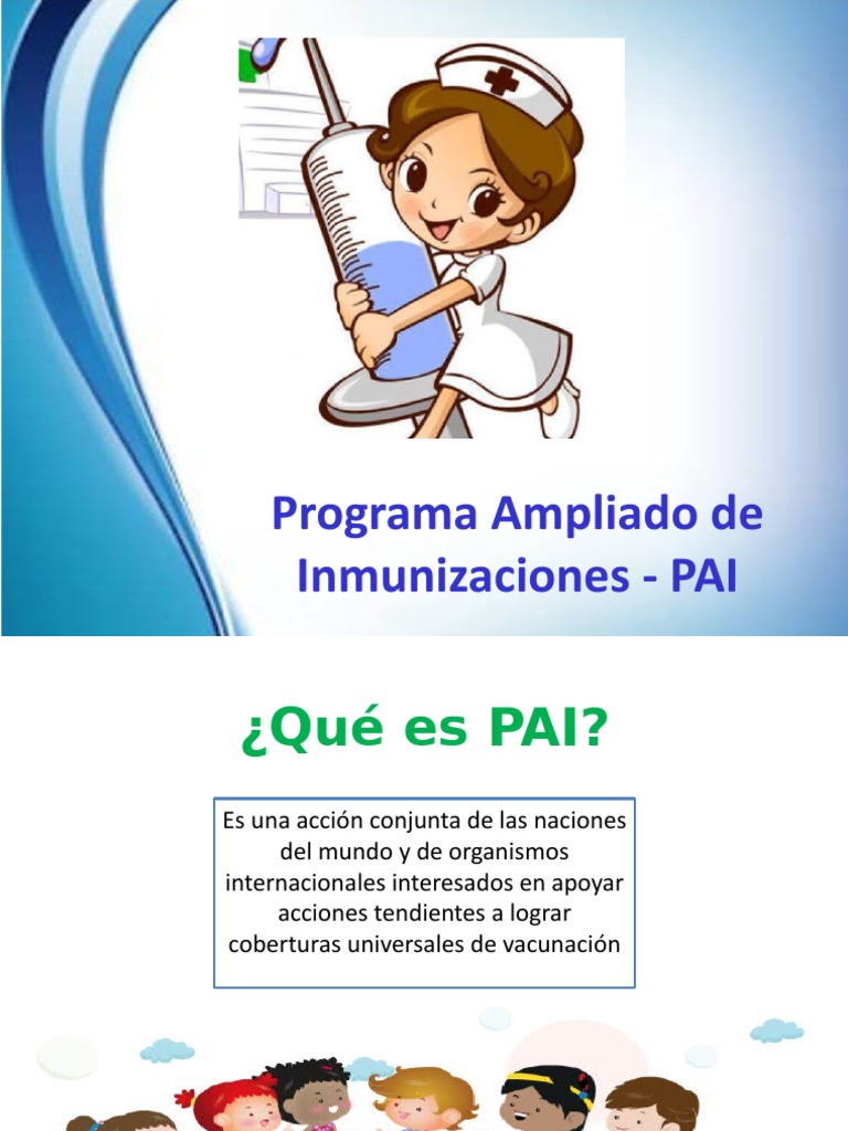 Programa Ampliado de Inmunizaciones - PAI | PDF | Vacunas ...
