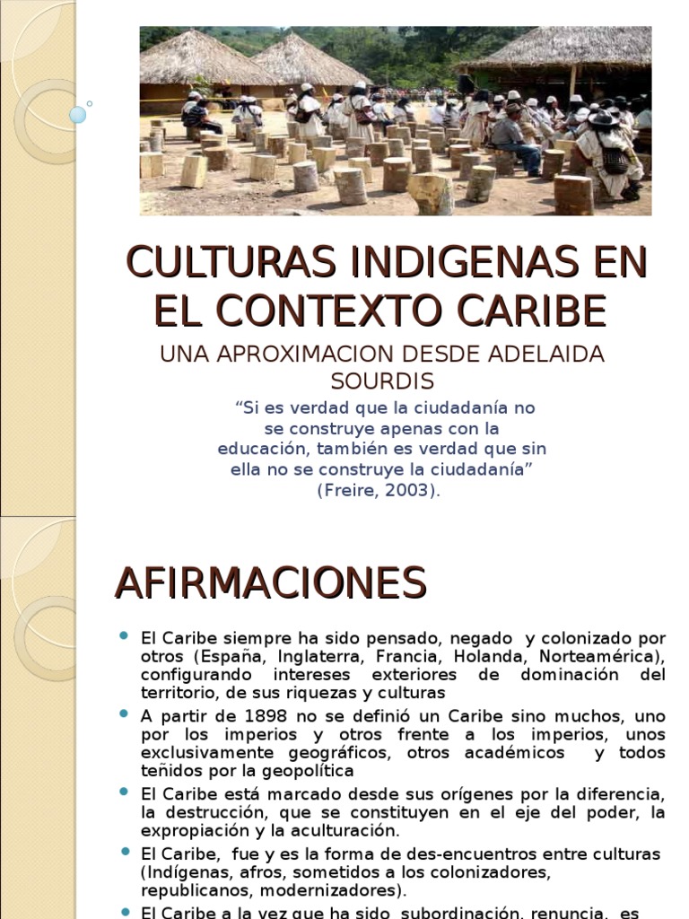 1 Culturas Indigena en El Contexto Caribe - 2 | PDF | Civilización maya ...