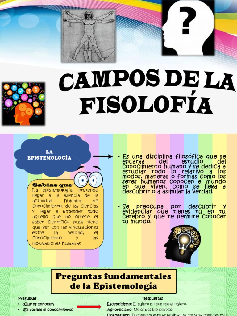 4.d. Campos de La Filosofia | PDF | Conocimiento | Verdad