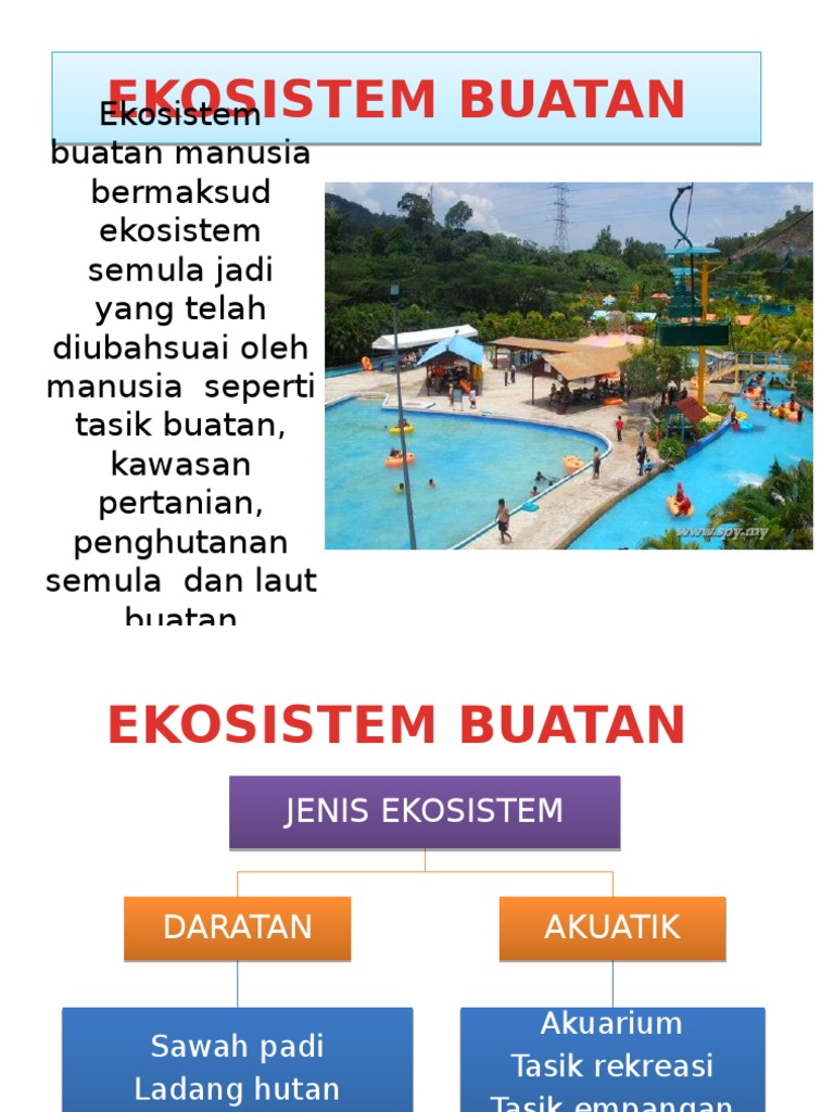 EKOSISTEM BUATAN UNTUK TUJUAN SOSIAL DAN EKONOMI | PDF