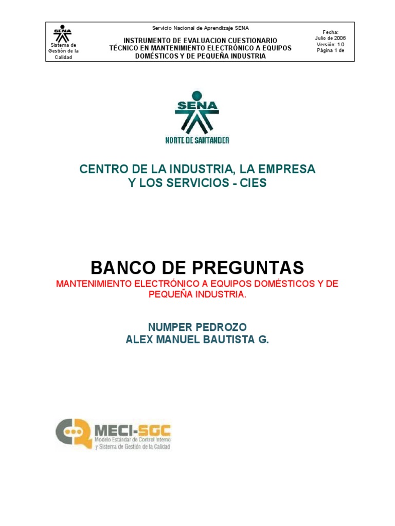 Banco de Preguntas Completo | PDF | Corriente eléctrica | Transistor de unión bipolar