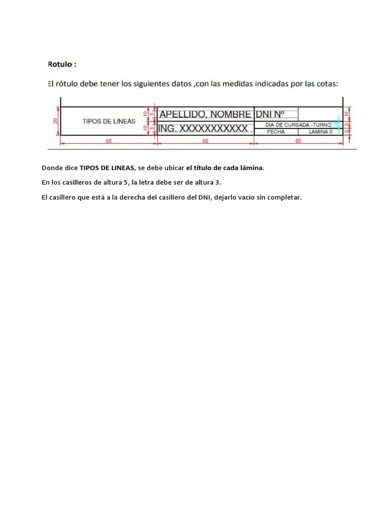 ROTULO para Hoja A4 | PDF