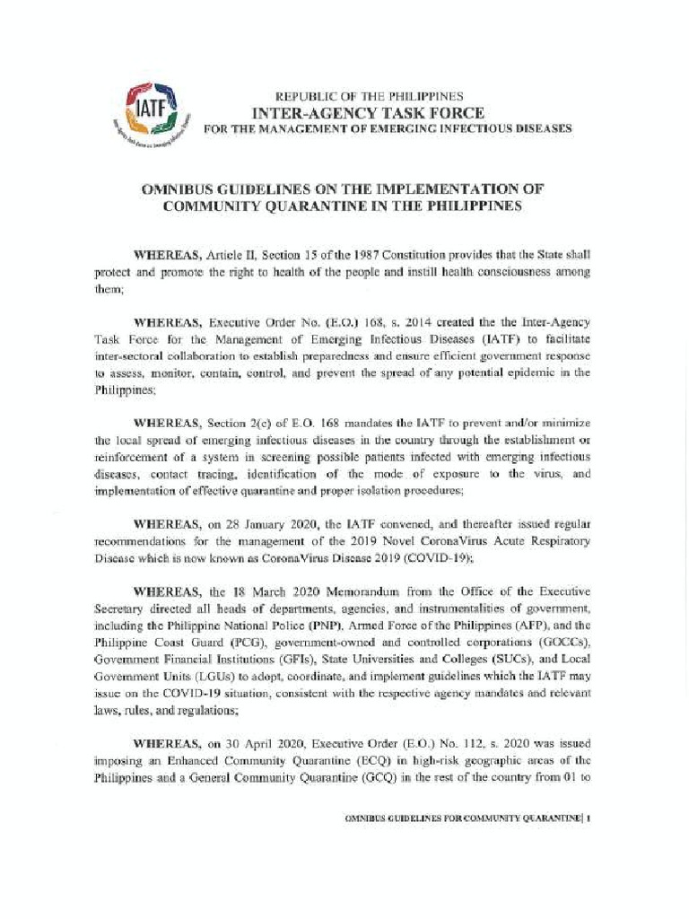 Omnibus Guidelines v2 SOH - Signed | PDF