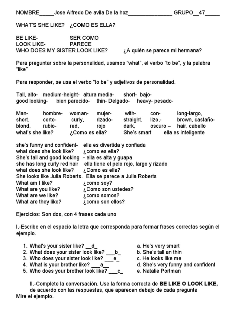 21 - Be Like - Look Like | PDF