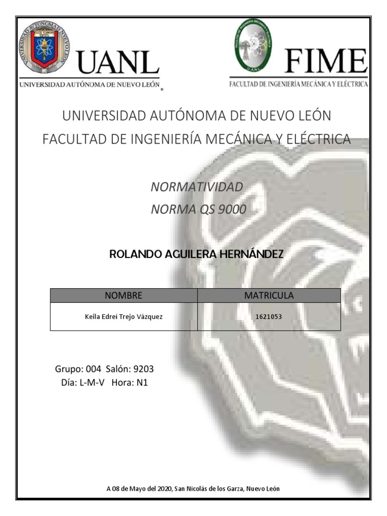 Norma QS 9000 | PDF | Iso 9000 | Motores generales