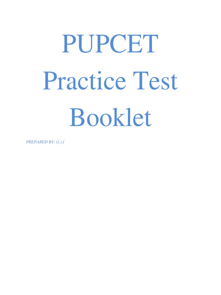 Pupcet Practice Test | Download Free PDF | Leprosy | Area