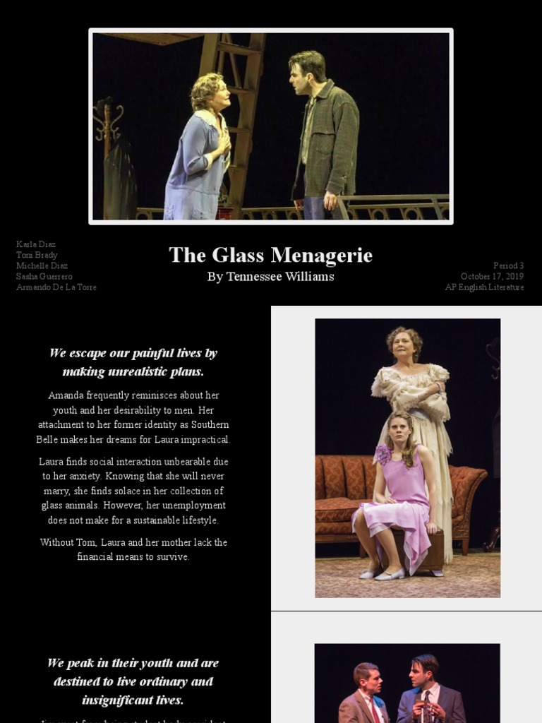 The Glass Menagerie - Ap English Literature - Period 3 - Slideshow | PDF