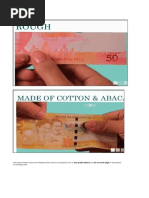 O Polymer Banknote Design and Security Features Brochure | PDF | Currency