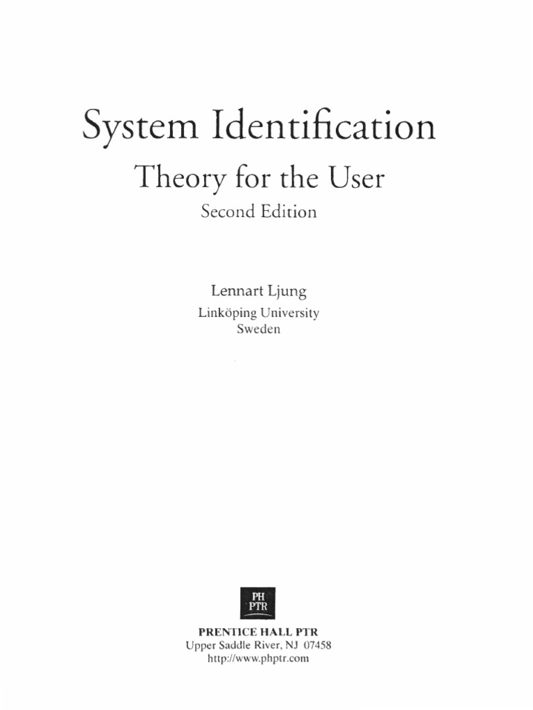 System Identification: Theory For The User | PDF | Least Squares | Regression Analysis