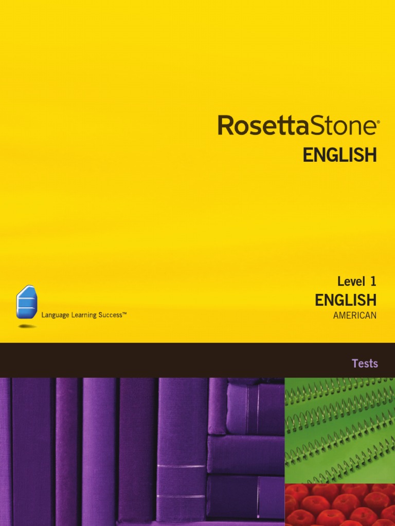 Rosetta Stone English Screenshot