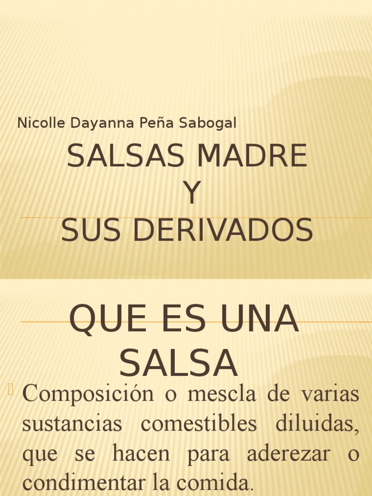 Salsas Madre | Descargar gratis PDF | Salsa | Mayonesa