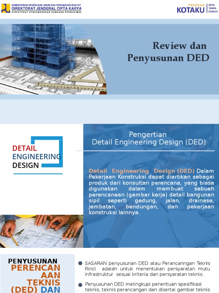 Penyusunan DED & RAB Konstruksi | PDF | Teknologi & Rekayasa