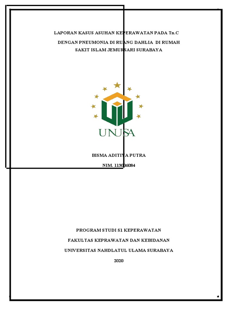 Bisma Aditiya Putra LK Pneumonia | PDF | Kesehatan Holistik | Sains ...