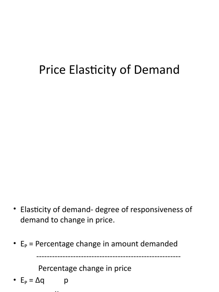 1 Elasticity 10 Dec 2019material - I - 10 Dec 2019 - Microeconomics ...